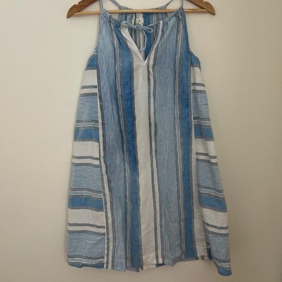 Lou & Grey | Dresses | Lou Grey Small Striped Sleeveless Dress | Poshmark